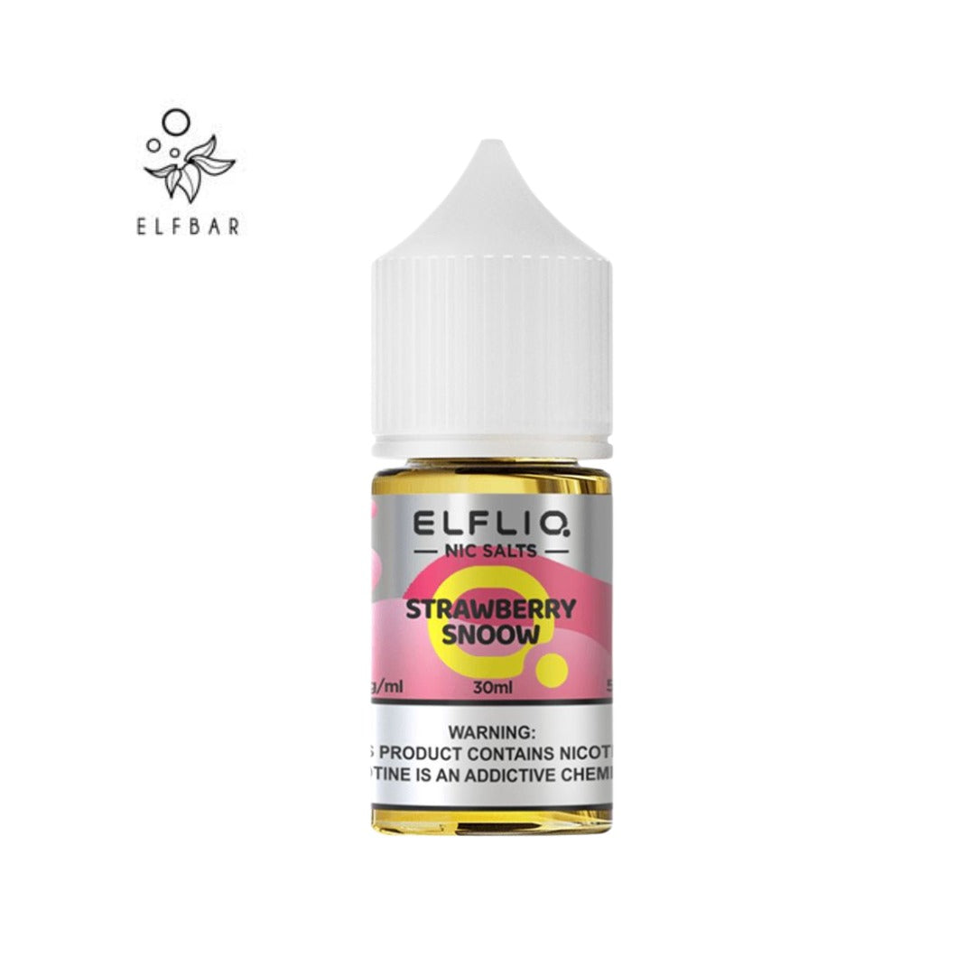 Elfliq by Elf Bar Strawberry Snoow 50mg 30ml E-liquid – Flavour World ...