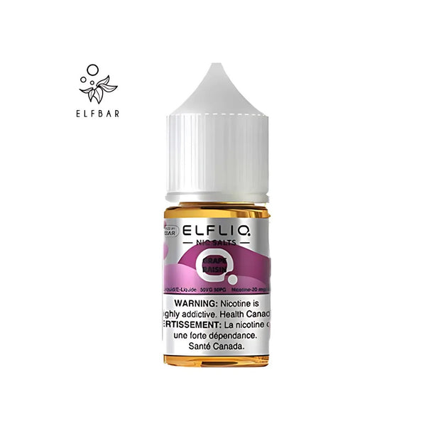 Elfliq by Elf Bar - Grape 50mg 30ml E-liquid – Flavour World SA (PTY) LTD