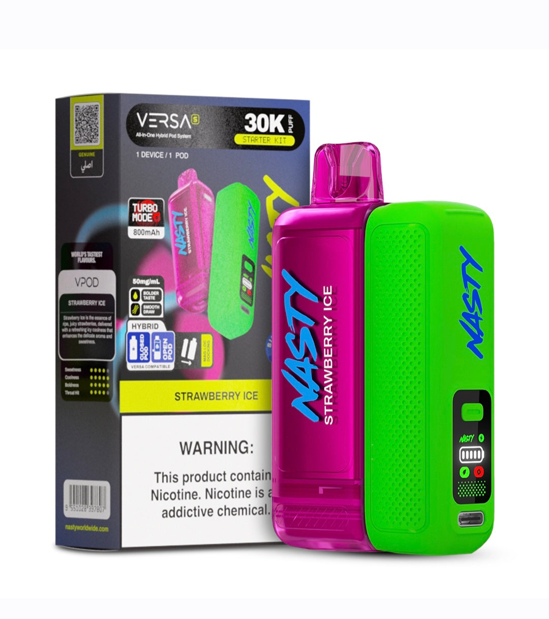 Nasty Versa 30k Kit -Strawberry Ice 5% – Flavour World SA (PTY) LTD