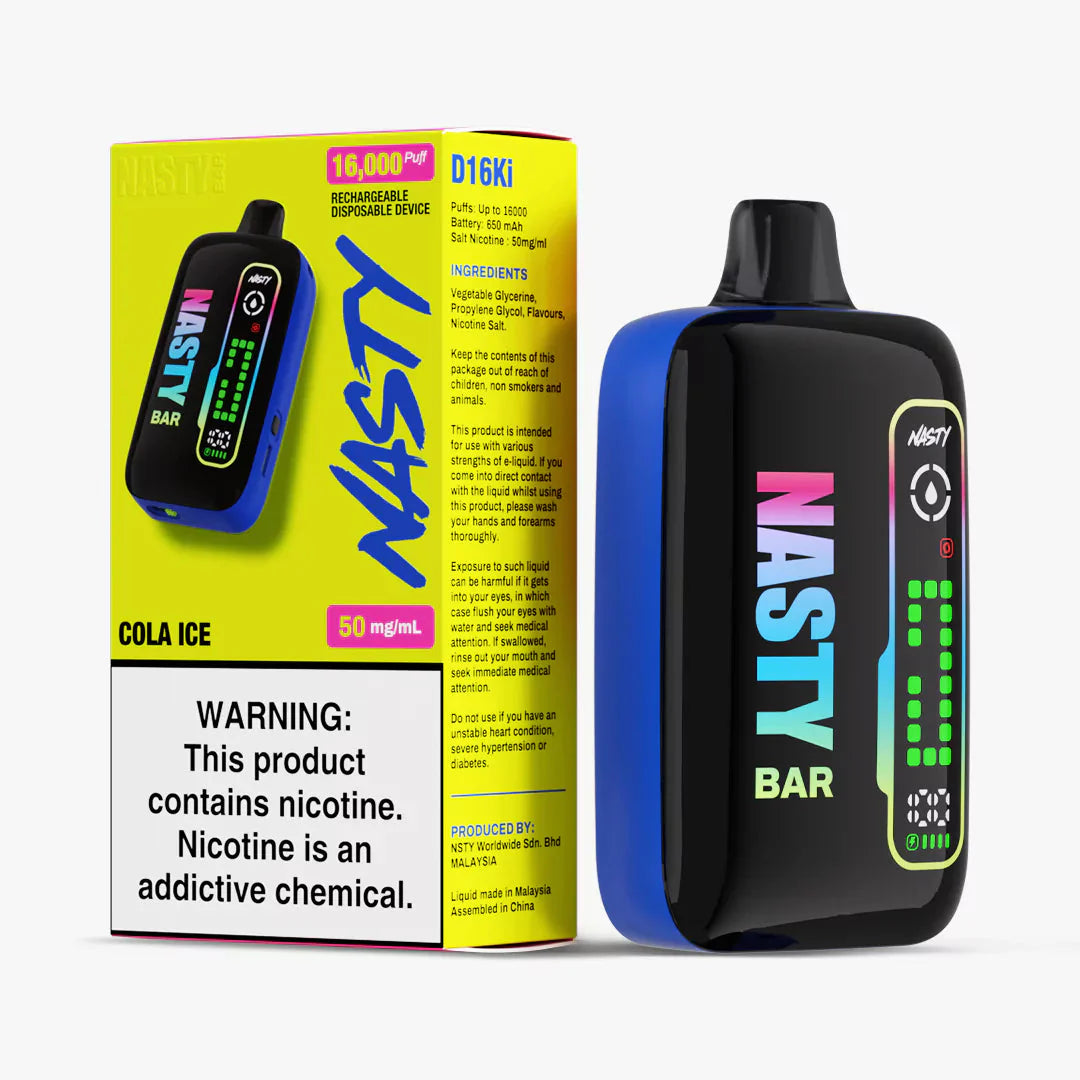 Nasty 16000 Puff - Cola Ice 5% – Flavour World SA (PTY) LTD
